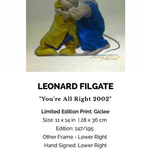 Leonard Filgate | Art | Leonard Filgate Youre All Right 202 | Poshmark